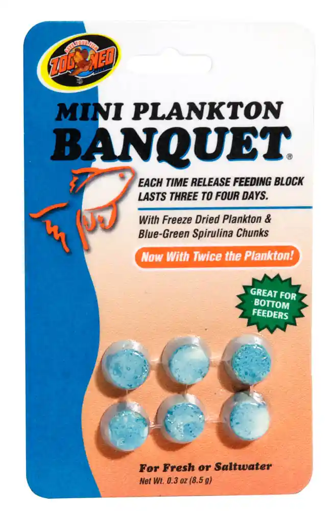 Zoomed Mini Plankton Banquet Feeding Block 6 Pack
