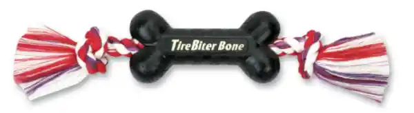 Mammoth Tirebiter Bone With Rope Large 16" 3pk